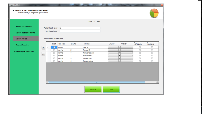 Report Tool (Dynamic Report Generator) by CreateBox .com at Coroflot.com