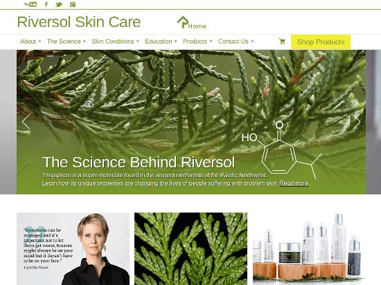 An upload by Calipus Software on Coroflot: to the project Riversol Skin ...