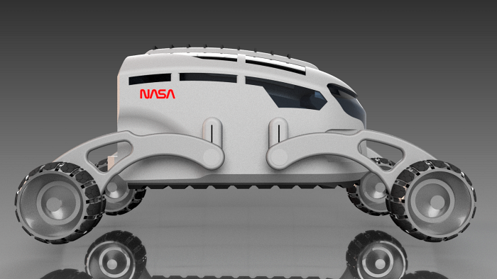 SRV (Solar Rover Vehicle) Concept by Adam Robinson at Coroflot.com