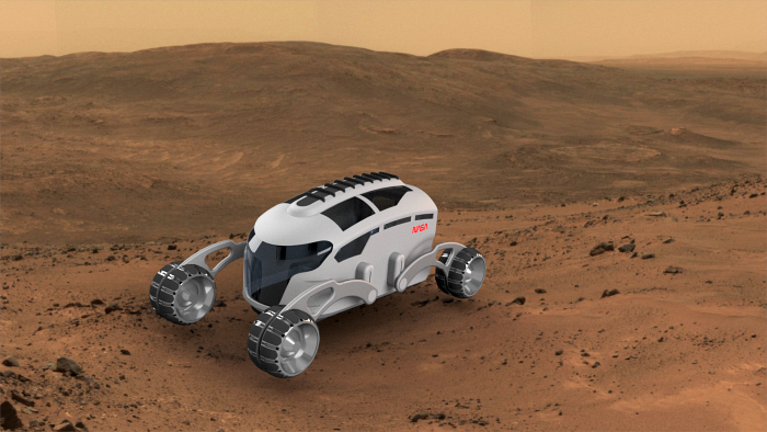 SRV (Solar Rover Vehicle) Concept by Adam Robinson at Coroflot.com