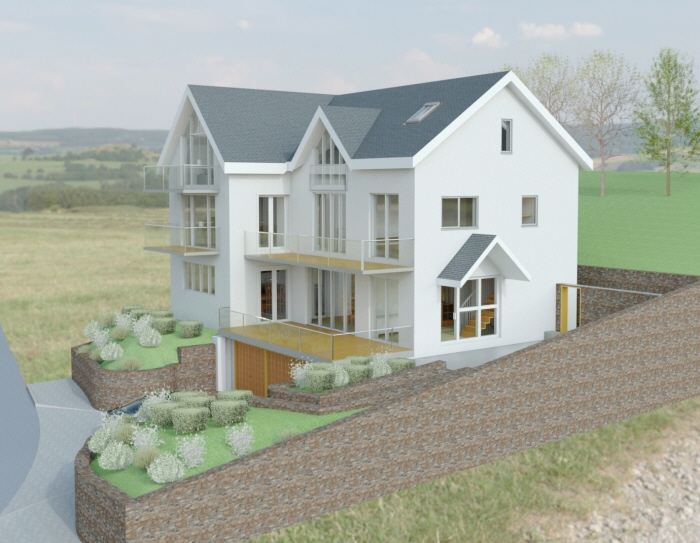 New build residential project example by Gareth Owen at Coroflot.com