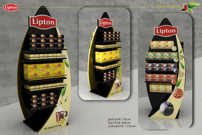 LIPTON & KNORR P.O.P Displays by damla temiz at Coroflot.com