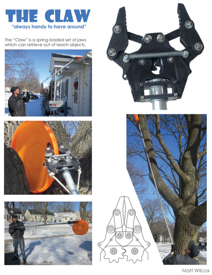 Claw tool-Prototype by Matt Wilcox at Coroflot.com