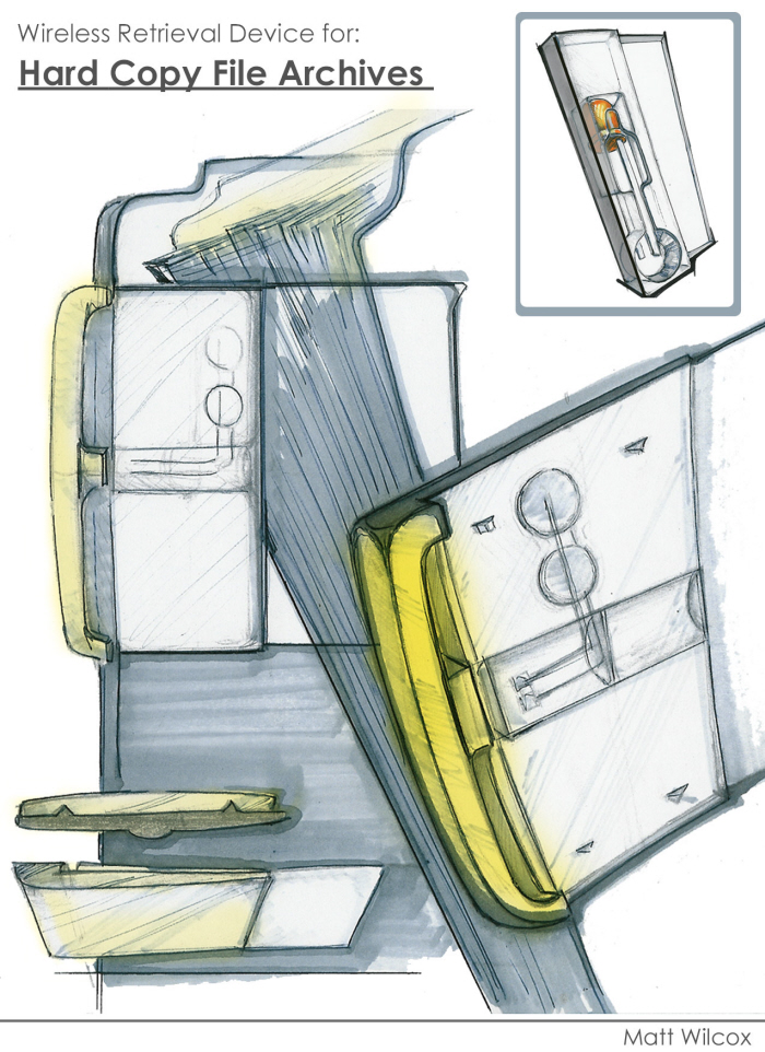 Senior Project- Hard Copy locator system by Matt Wilcox at Coroflot.com