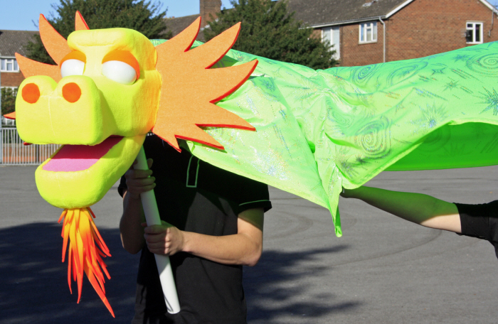 Giant Chinese Dragon UV Puppet by Creative Productions Puppets at ...