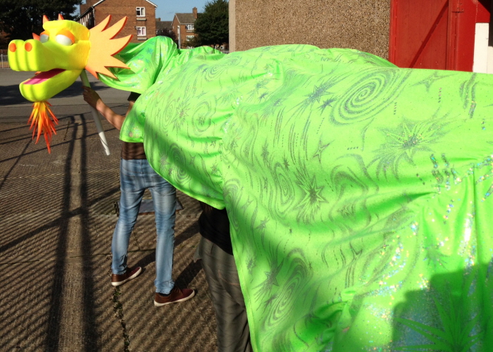 Giant Chinese Dragon UV Puppet by Creative Productions Puppets at ...