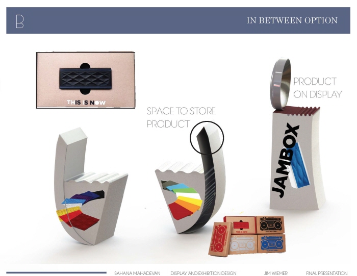 Jambox// Retail Design by Sahana Mahadevan at Coroflot.com