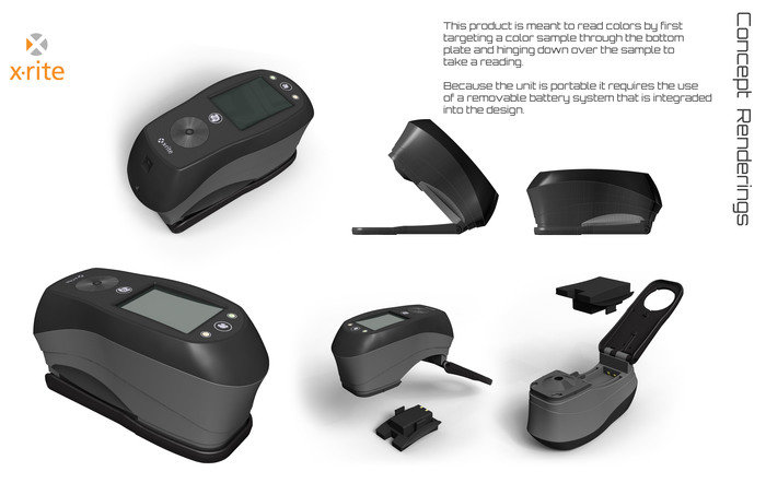 X Rite Ci64 Spectrophotometer by Nicholas Martinchek at Coroflot.com
