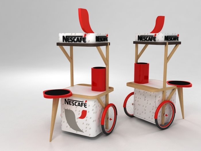 Stand Nescafe 2 by Felipe Goknock at Coroflot.com