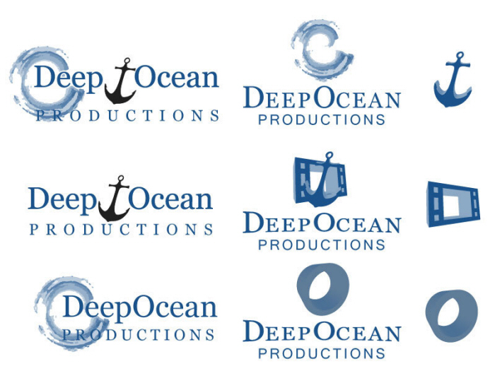 Logo Concept - Deep Ocean Productions by DAVID TSAI at Coroflot.com