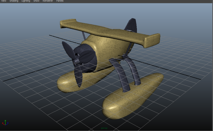 Toy Plane - Autodesk Maya by Yong Yong Liang at Coroflot.com