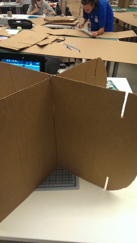 I-Beam Cardboard Chair by DeJon Tebought at Coroflot.com