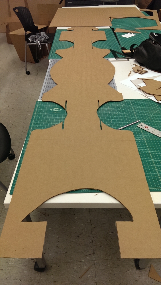 I-Beam Cardboard Chair by DeJon Tebought at Coroflot.com