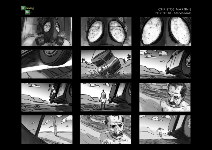 Breaking Bad Intro Storyboard by CHRISTOS MARTINIS at Coroflot.com