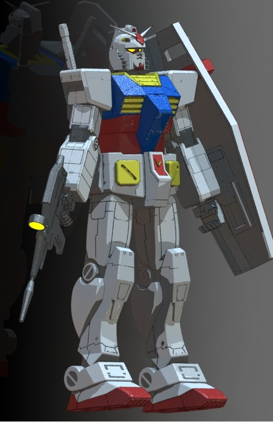 gundam rx-78-2 model by James Draper at Coroflot.com