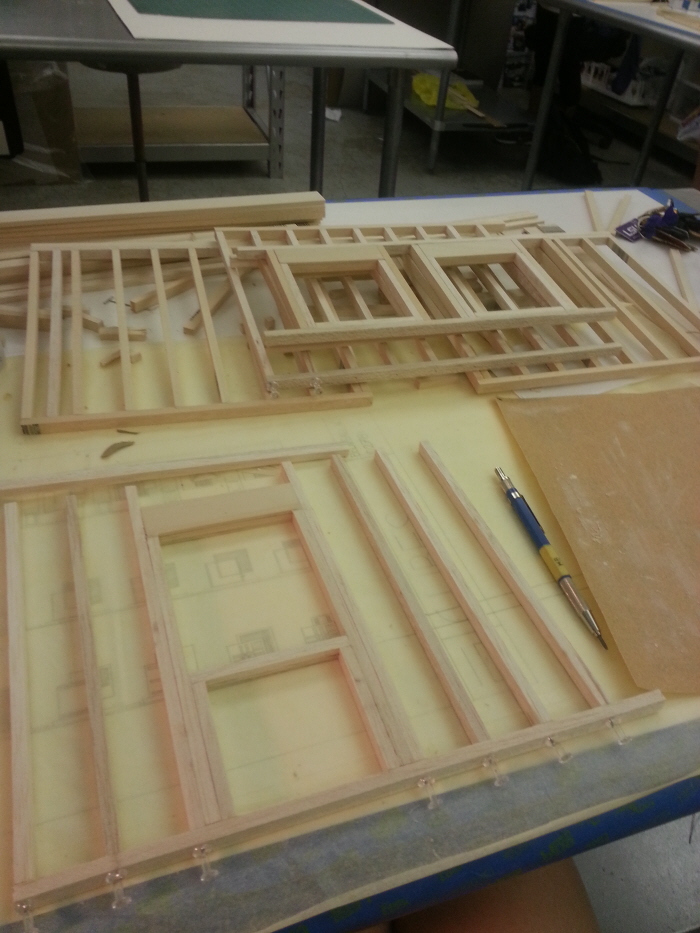 Scale Wood Framing Model by Katharina Beliveau at Coroflot.com