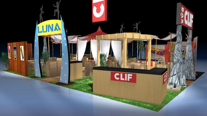 An upload by Ed Blackman on Coroflot: to the project Clif Bar 30'x50'