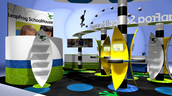 An upload by Ed Blackman on Coroflot: to the project LeapFrog 20'x40'