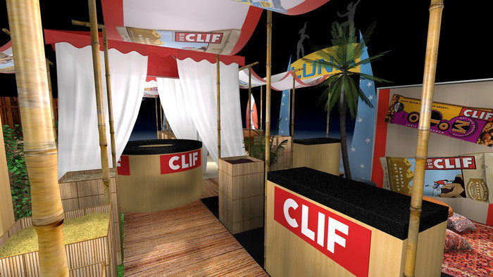 An upload by Ed Blackman on Coroflot: to the project Clif Bar 30'x50'