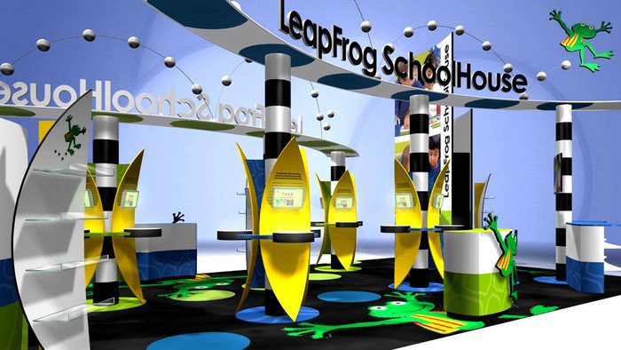 An upload by Ed Blackman on Coroflot: to the project LeapFrog 20'x40'