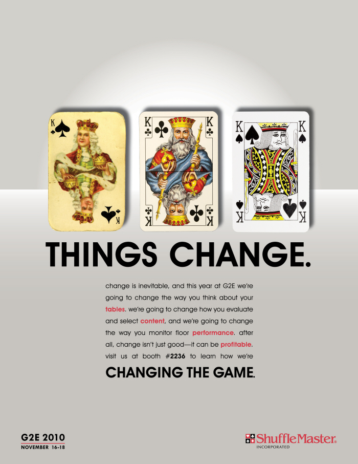 Shuffle Master Ads by Melissa Dacher at Coroflot.com