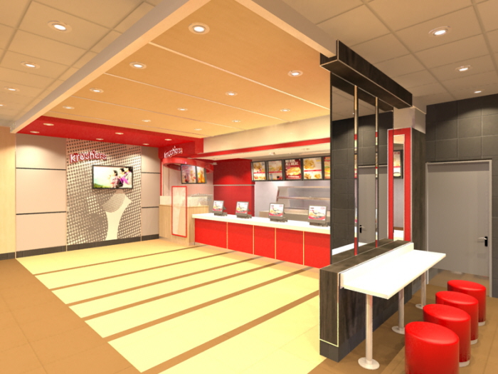 Industrial and Interior Designs, KFC Philippines by Ronald Traballo at ...
