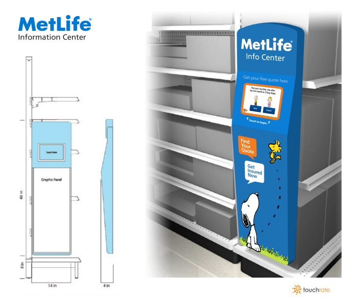 Metlife Interface and Display Design by Alejandra D'Jermanos at ...