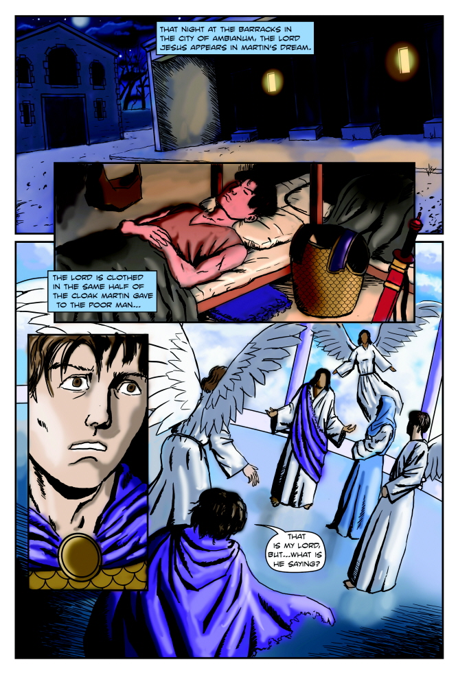 Saint Martin Comic Book by Edward "Ned" McConaghy at Coroflot.com