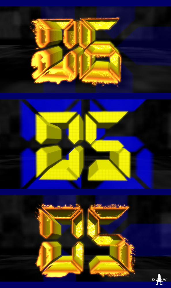 Digital Clock - (Burn) Countdown by Darren Walker at Coroflot.com