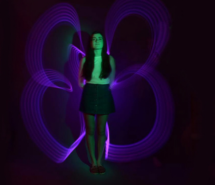 Long Exposure Light Writing by Lauren Shellenberger at Coroflot.com