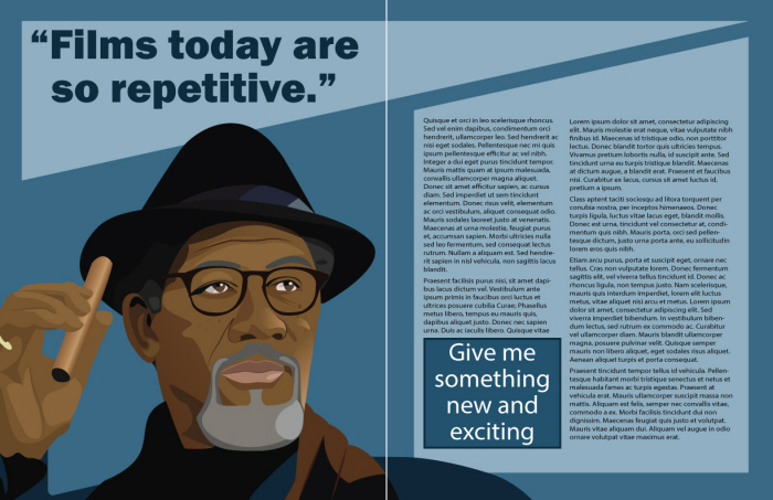 Morgan Freeman Magazine by andrew sample at Coroflot.com