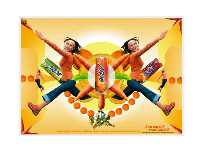 Dabur Real Active Juice by Silent Partners at Coroflot.com