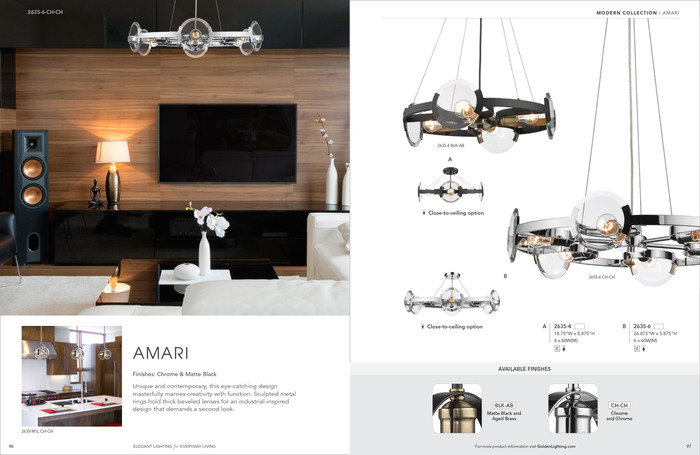 2019-2020 Golden Lighting Catalog by Michael Reino at Coroflot.com
