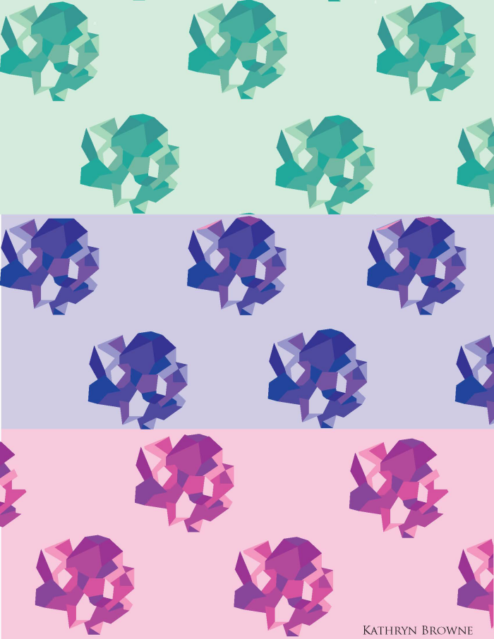 An upload by Kathryn Browne on Coroflot: to the project Shatter Print ...