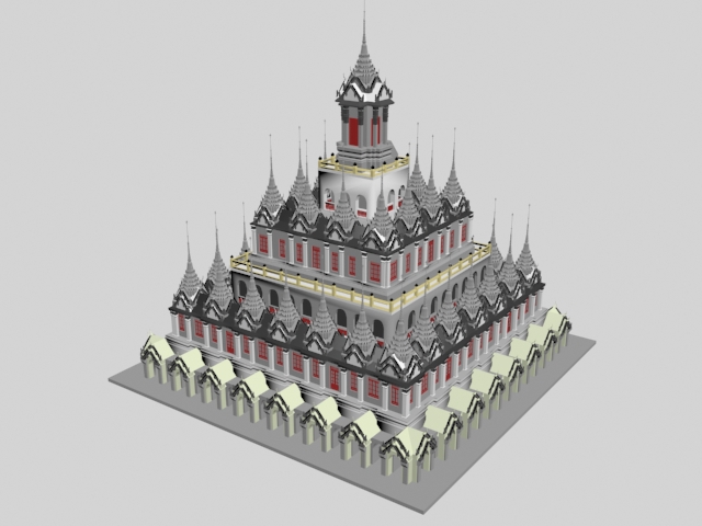3DsMax - Metal Castle Model by Atiyut Sukon at Coroflot.com