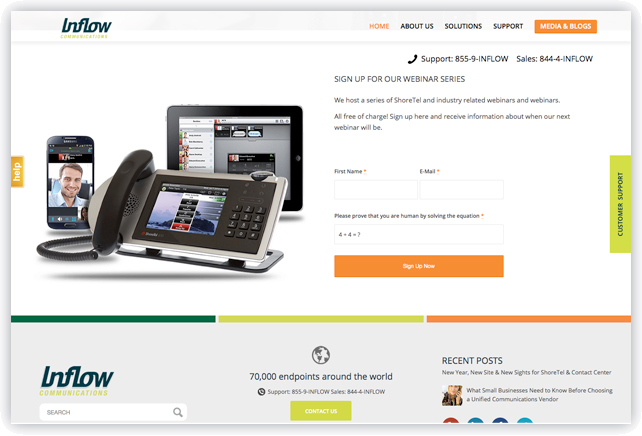 Inflow Communications by ANTHONY ABACA at Coroflot.com