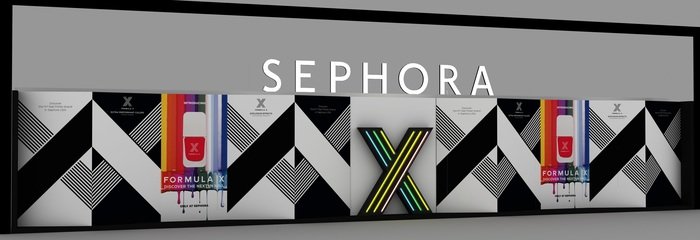 FORMULA X SEPHORA WINDOW by Muhammed Asharaf at Coroflot.com