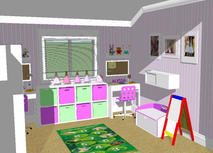 Kids Playroom 3D by FABIANA L. at Coroflot.com