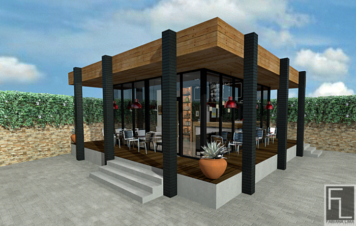 RENDER 3D - Coffee Shop B by FABIANA L. at Coroflot.com