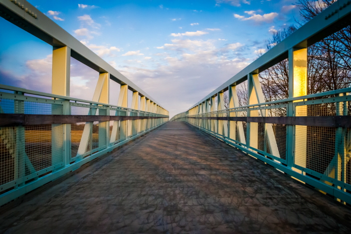 Orange Bridge at Sunset by Brian Henry at Coroflot.com