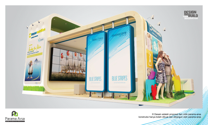 3D Design for Trouw Nutrition Exhibition Booth by Parama Arsa ...
