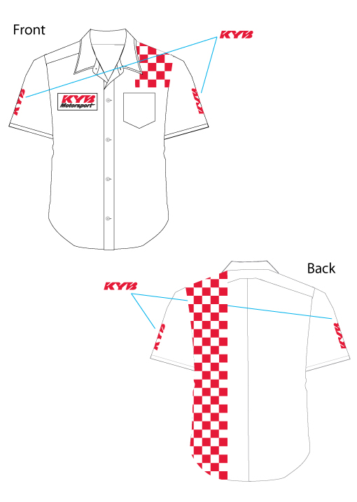 KYB Uniform (Petronas Cuprix Event 2015) by Karin Teo at Coroflot.com