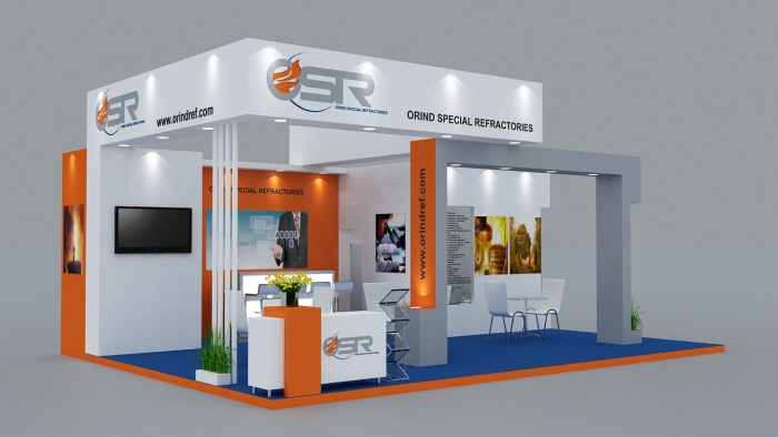 3d stall design and interior design by Adil Khan at Coroflot.com