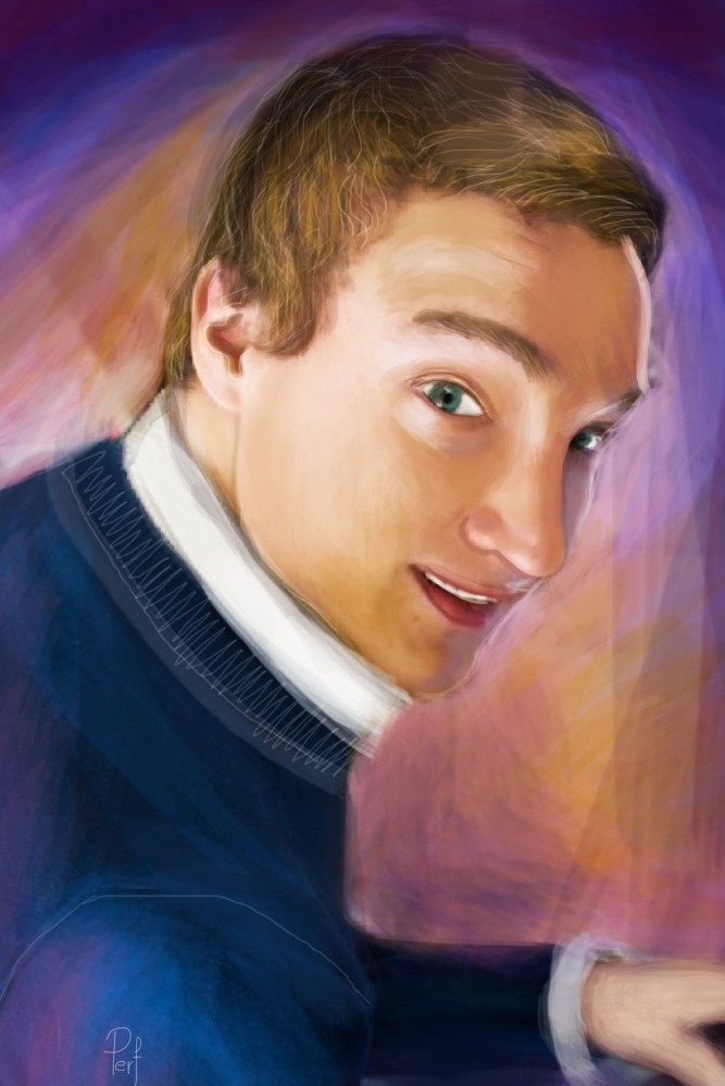 Portraits - digital fingerpainting by Roberta Kapsalis at Coroflot.com