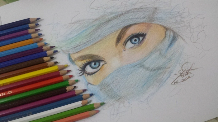 Colored Pencil / Soft Pastel Artworks by Teng Velez at Coroflot.com