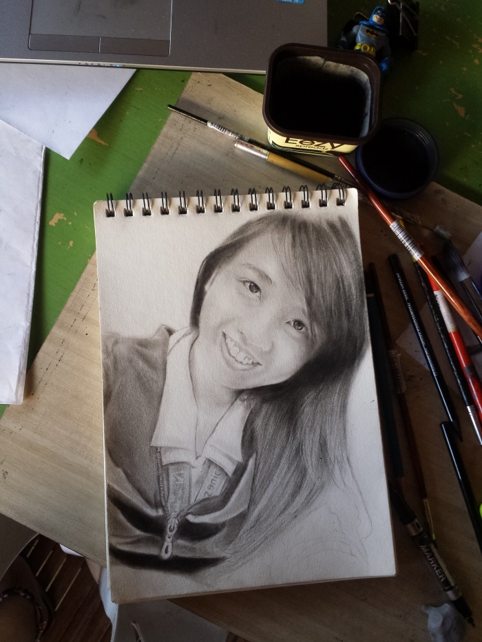 Old Graphite & Charcoal Drawings by Teng Velez at Coroflot.com