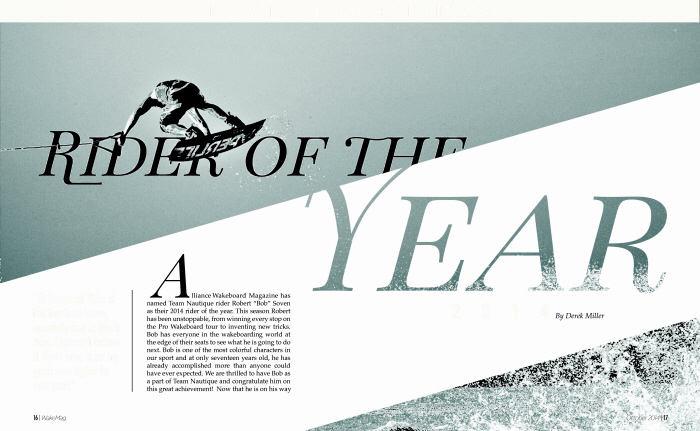 Wakeboard Magazine Layout by Isaac Sheehan at Coroflot.com