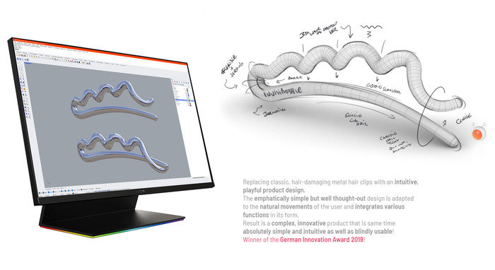 invisibobble® WAVER product design by Benedikt Ploetz at Coroflot.com