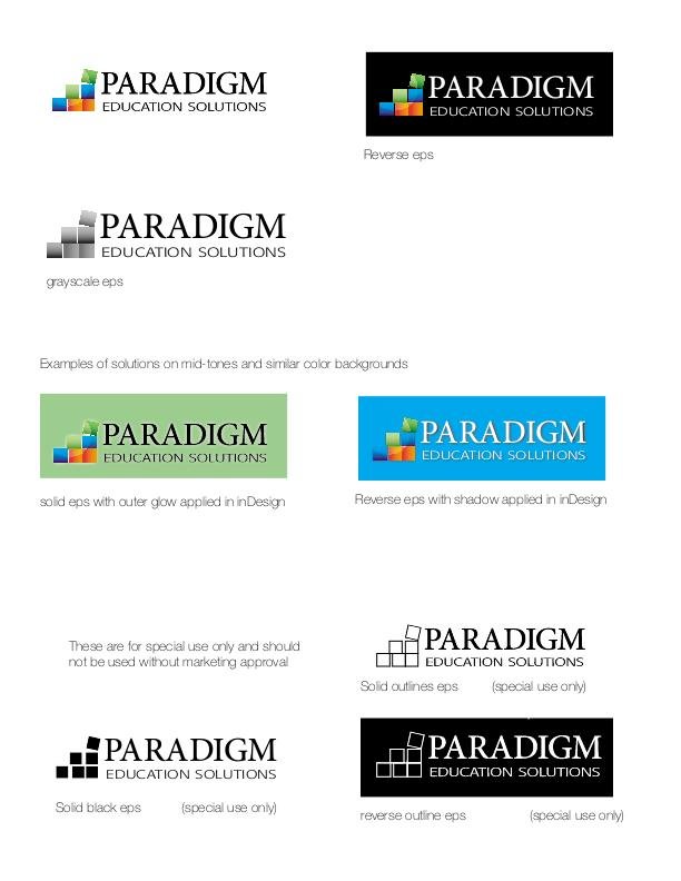 Paradigm Education Solutions Logo Redesign by VALERIE A. KING at ...