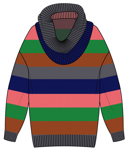 SWEATER CAD SKETCHES & SAMPLE by Maria Kang at Coroflot.com